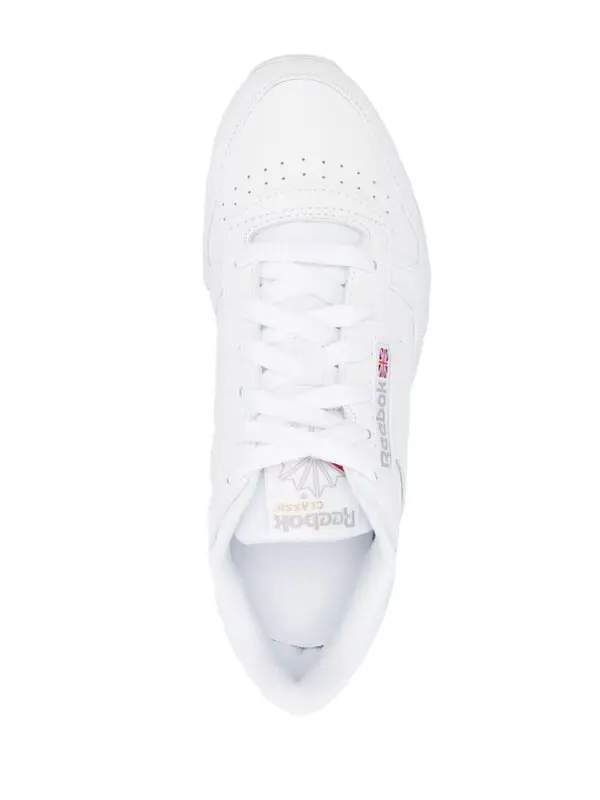 REEBOK Logo-patch Low-top Sneakers - White