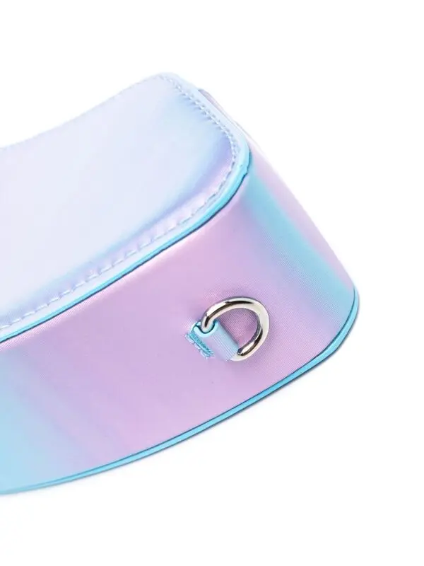 Gcds Comma Holographic Shoulder Bag - Purple
