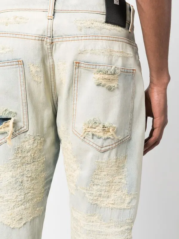 1017 Alyx 9sm Ripped Straight-leg Jeans