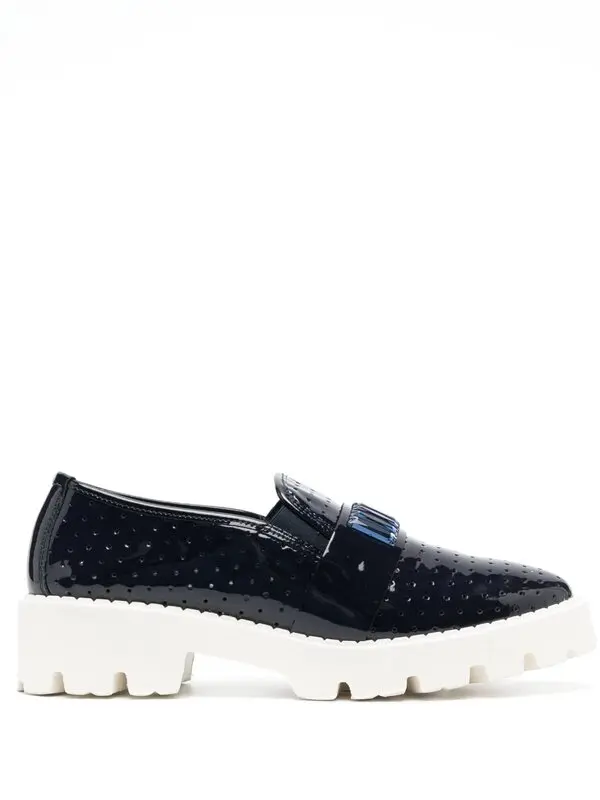 BALDININI Bead-detail Leather Loafers