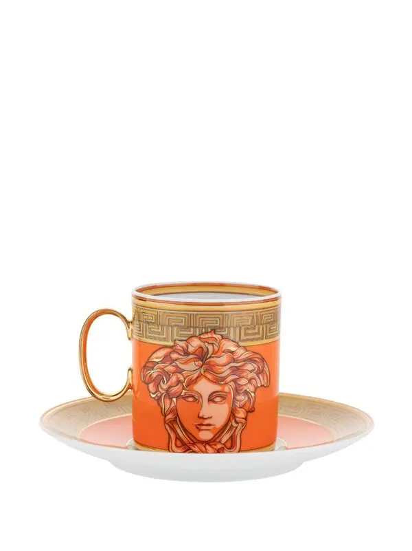 Versace Medusa Amplified Espresso Cup And Saucer
