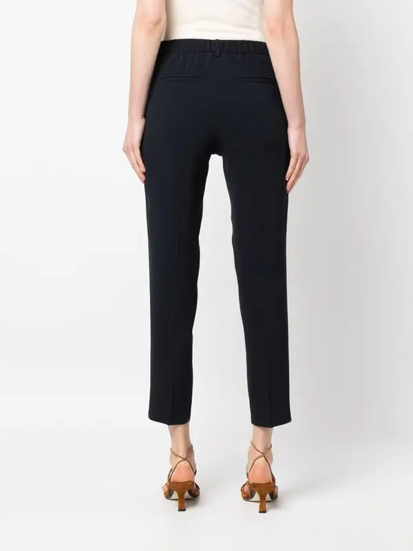 Alberto Biani Tapered Tailored Trousers - Blue