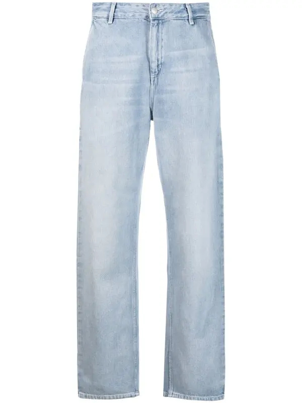 Carhartt Work In Progress Light Wash Straight Leg Jeans