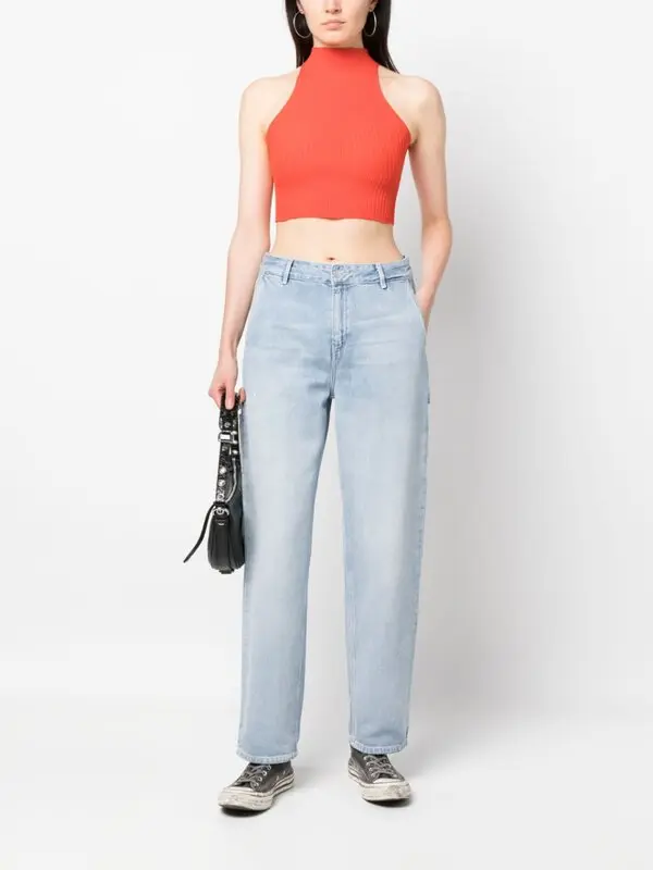 Carhartt Work In Progress Light Wash Straight Leg Jeans