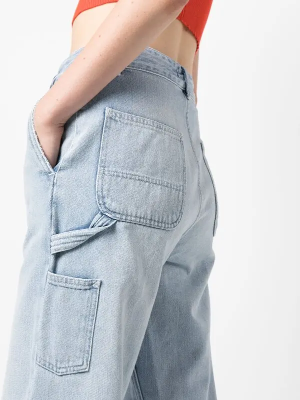 Carhartt Work In Progress Light Wash Straight Leg Jeans