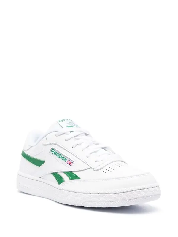 REEBOK Logo-patch Leather Low-top Sneakers