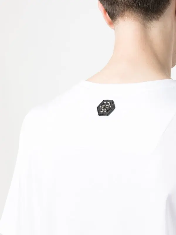 Philipp Plein Logo-print Cotton T-shirt - White