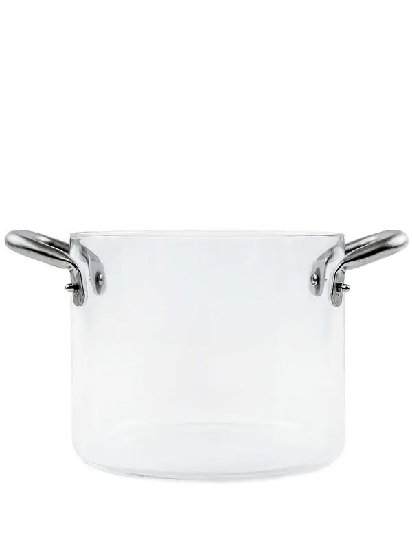 KNINDUSTRIE Transparent Glass Pot - Neutrals