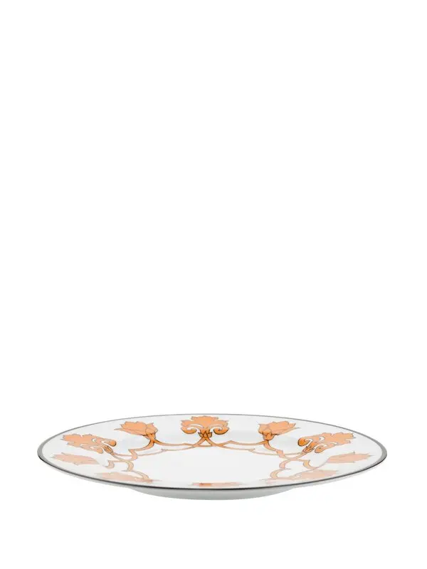 PINTO PARIS Jaipur Porcelain Dinner Plate - Orange