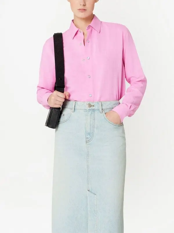 AMI Paris Long-sleeve Buttoned Shirt