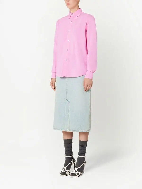 AMI Paris Long-sleeve Buttoned Shirt