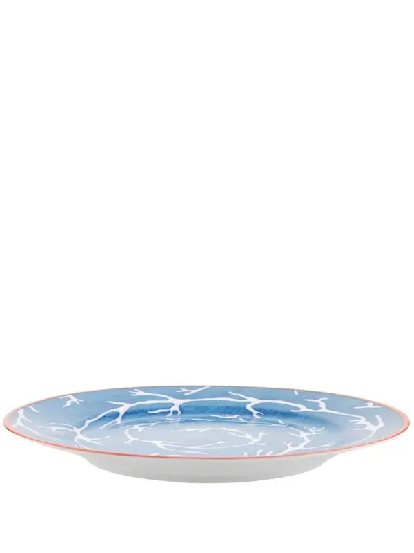 PINTO PARIS Lagon Porcelain Buffet Plate - Blue