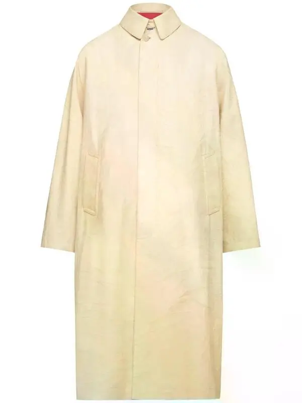MAISON MARGIELA Utility Cotton Trench Coat - Neutrals