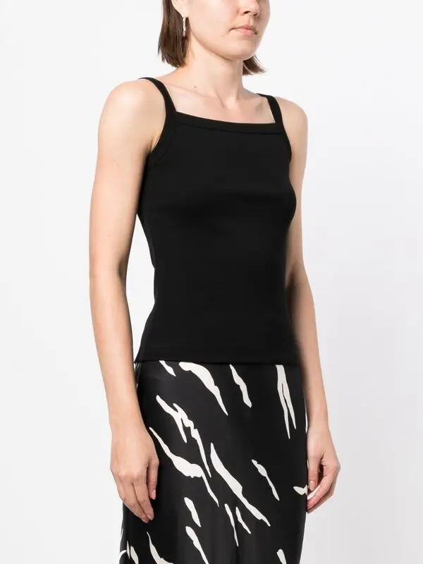 FLORE FLORE May Cami Cotton Top - Black