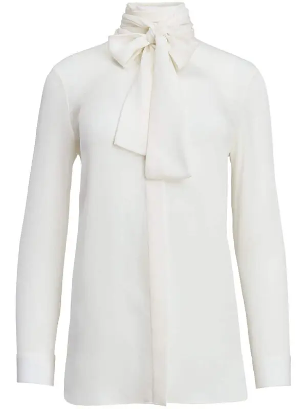 Khaite Tash Scarf-detail Blouse