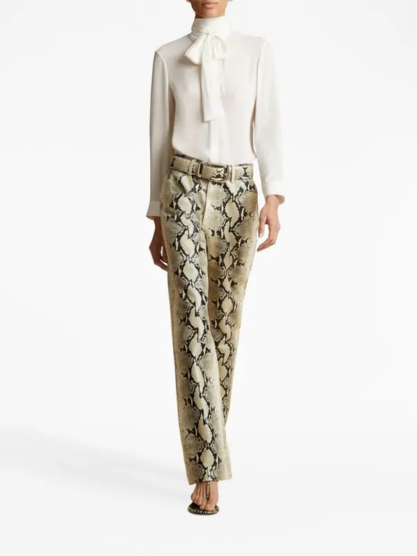 Khaite Tash Scarf-detail Blouse