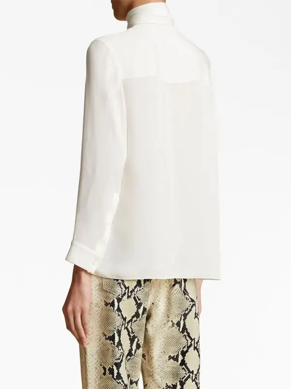 Khaite Tash Scarf-detail Blouse
