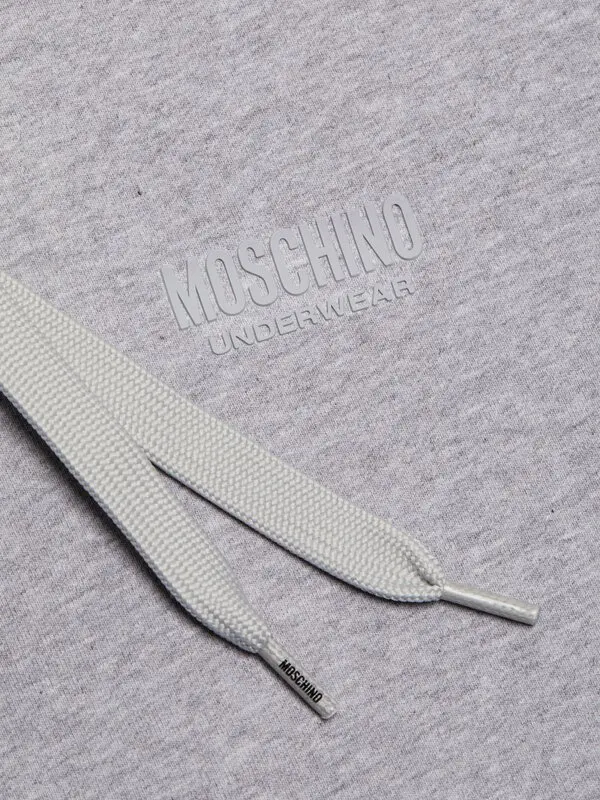 Moschino Hooded Logo-tape Minidress