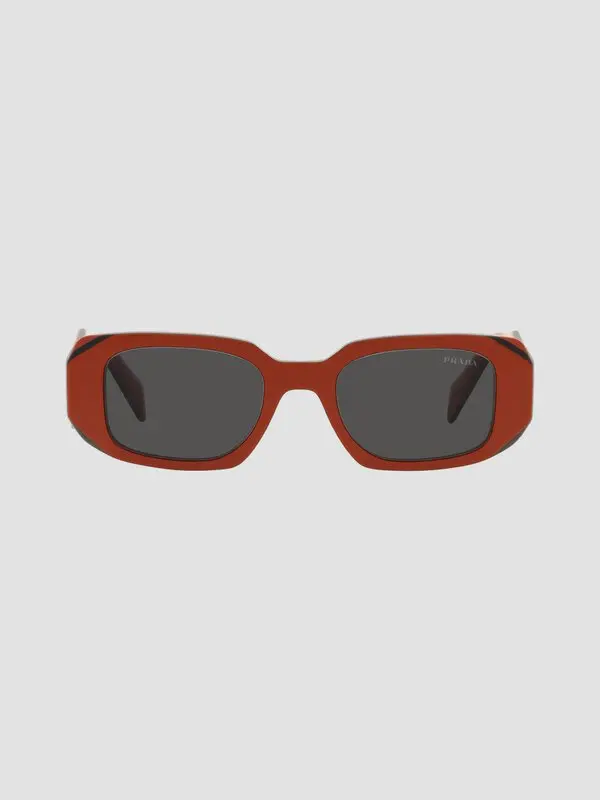 Prada 49mm Square Sunglasses - Orange