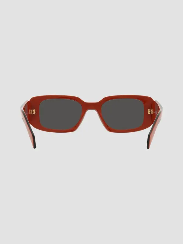 Prada 49mm Square Sunglasses - Orange