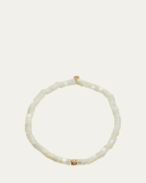 SYDNEY EVAN 14k Yellow Gold, Mother-of- And Diamond Bracelet - Pearl