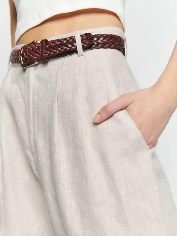 REFORMATION Mason Linen Pant