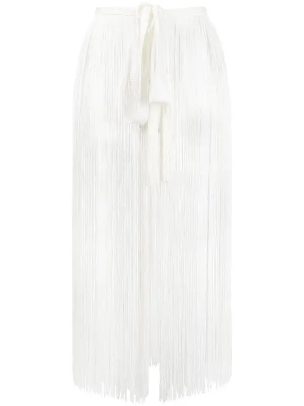 FORTE_FORTE Draped Pareo Belt - White
