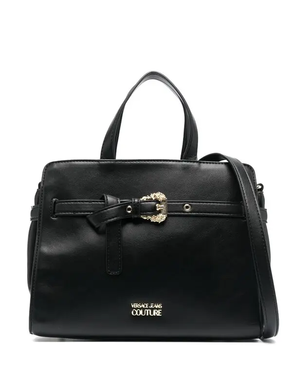 Versace Logo-plaque Tote Bag
