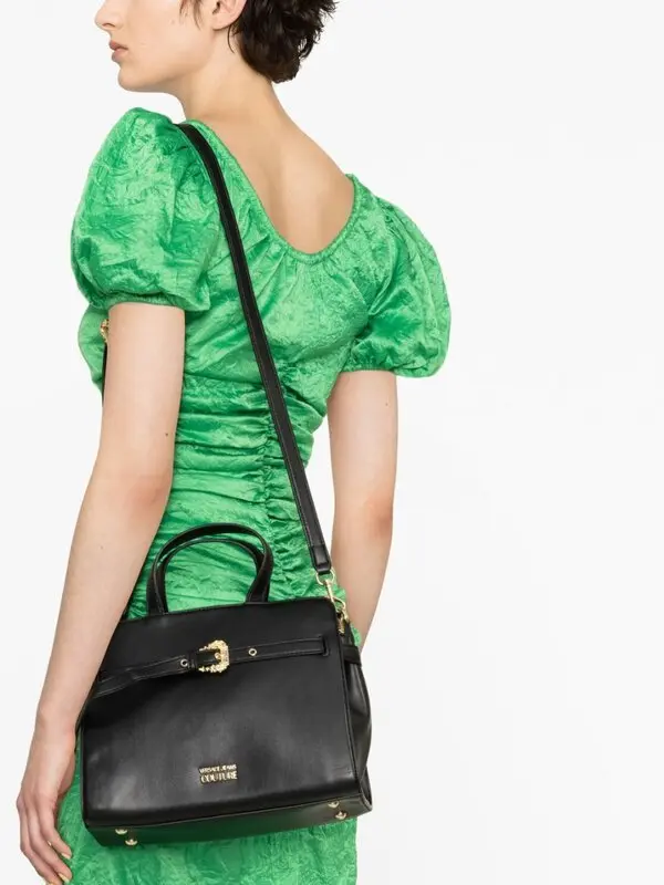 Versace Logo-plaque Tote Bag