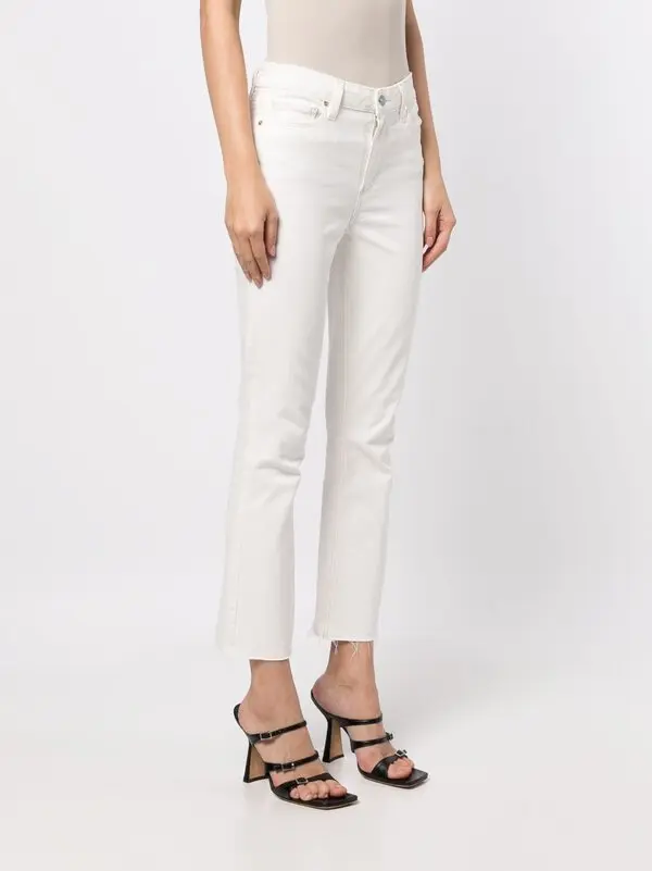 Paige Cropped Kick-flare Jeans
