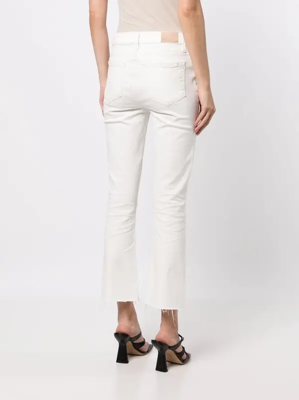 Paige Cropped Kick-flare Jeans