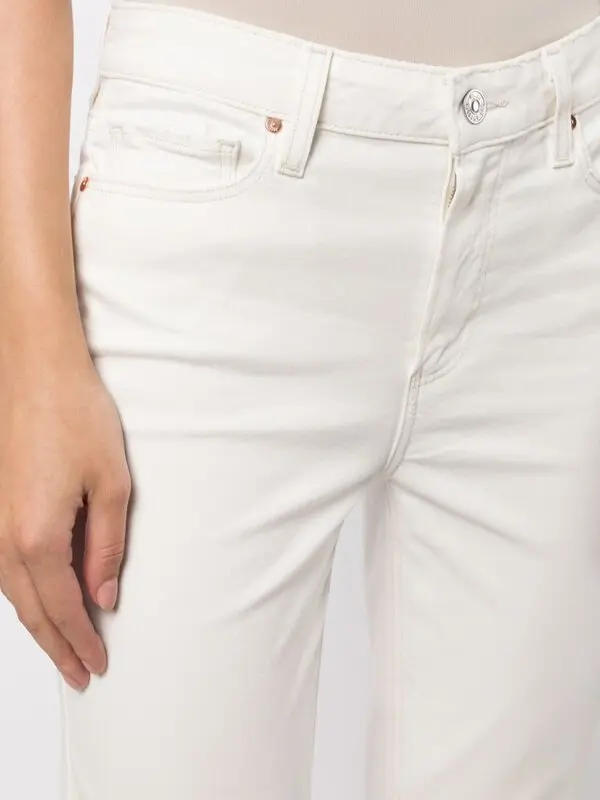 Paige Cropped Kick-flare Jeans