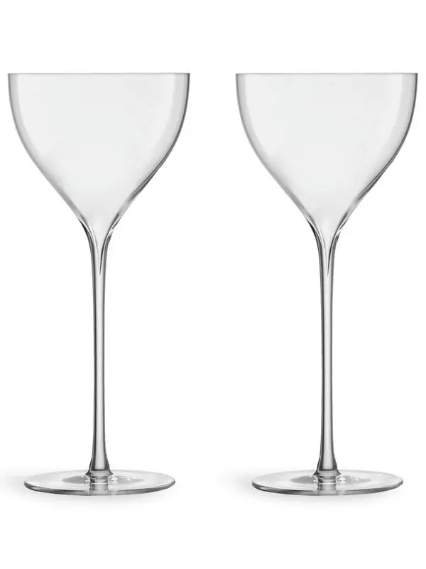 LSA INTERNATIONAL Savoy Nick & Nora Glass Set - Neutrals