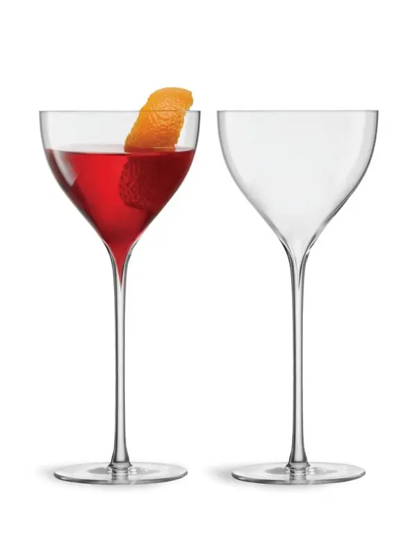 LSA INTERNATIONAL Savoy Nick & Nora Glass Set