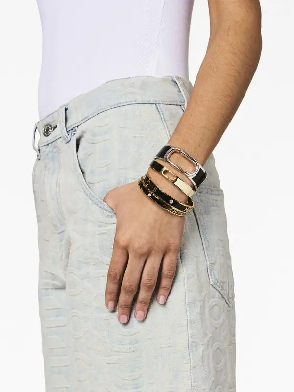 Marc Jacobs J Marc Hinge Bangle - Black