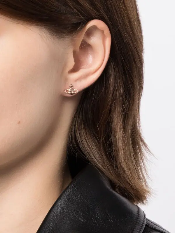 Vivienne Westwood Farah Orb-Stud Earrings - Gold | Editorialist
