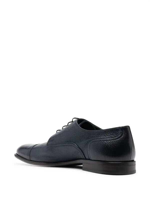 Casadei Anticato Leather Derby Shoes - Blue