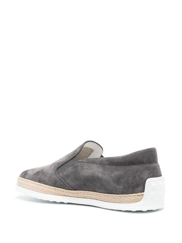 TOD'S Suede Slip-on Loafers