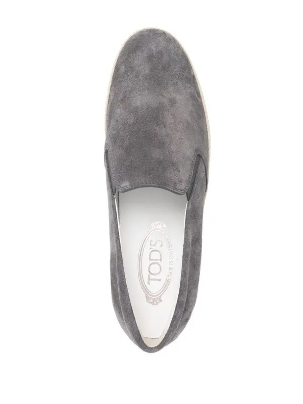TOD'S Suede Slip-on Loafers