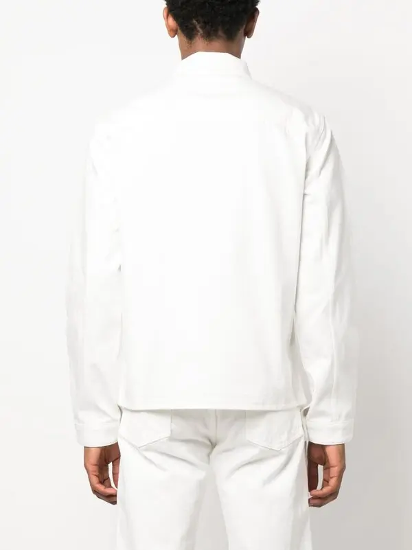 JIL SANDER Button-up Denim Shirt - White