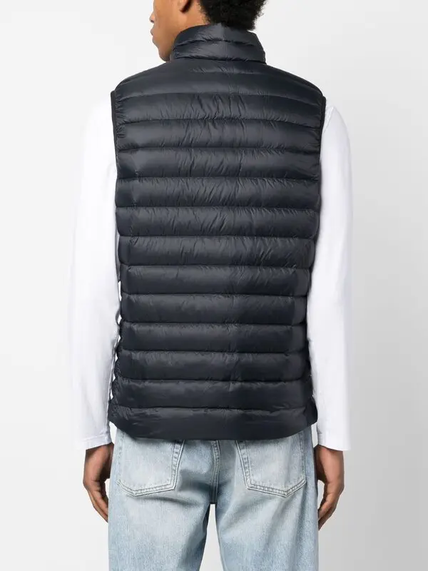 Patagonia Logo-patch Feather-down Gilet - Black