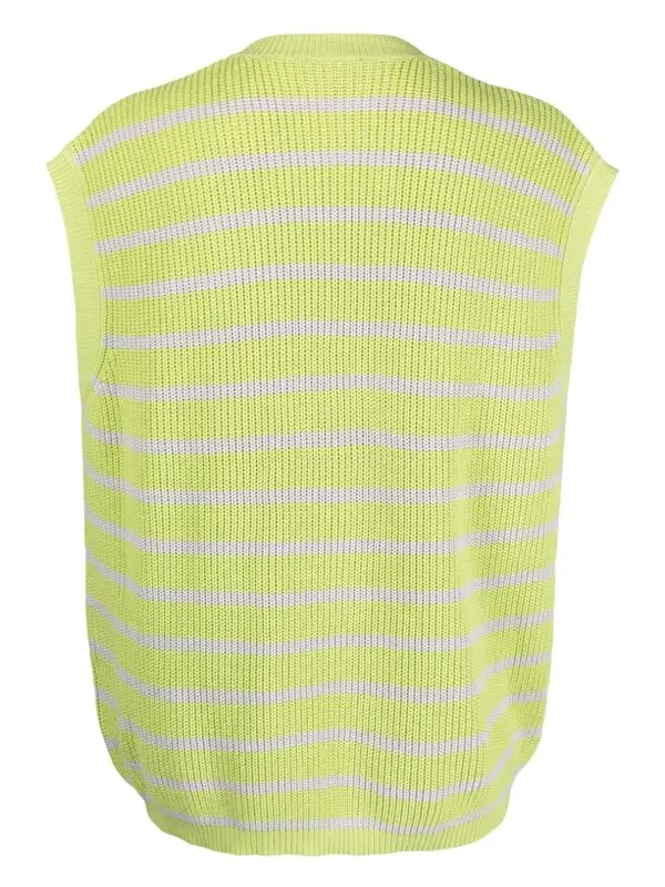 Emporio Armani Striped Knit Top