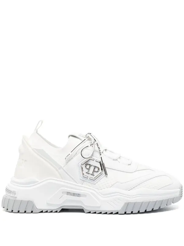 Philipp Plein Logo-patch Low-top Sneakers - White