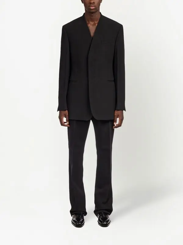 FERRAGAMO Collarless Single-breasted Suit