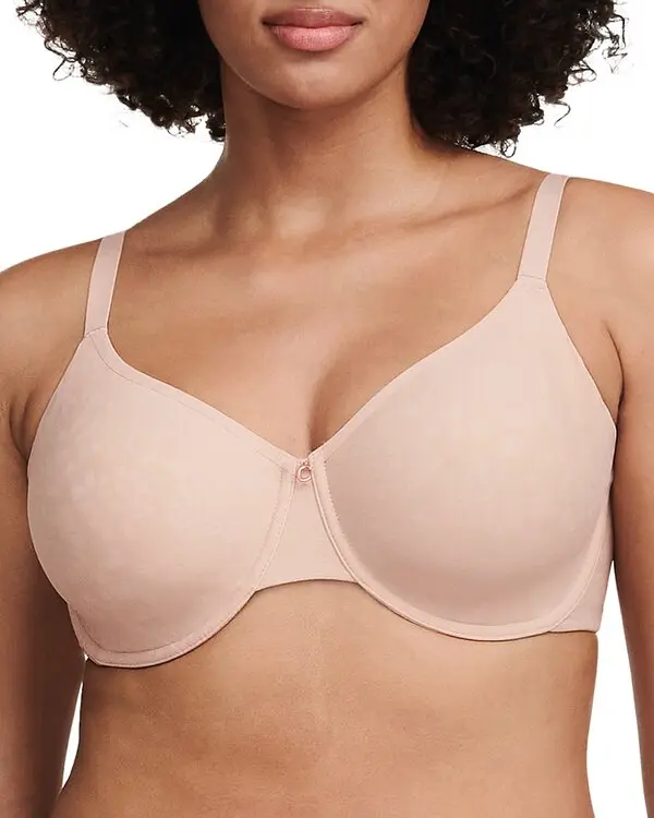 Chantelle Comfort Chic Seamless Unlined Minimizer Bra - Rosé