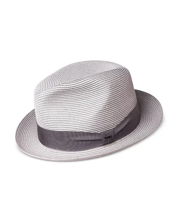 BAILEY Craig Braided Fedora - Flint Gray