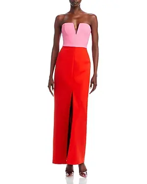 bcbg red strapless dress BCBGMaxAzria | Dresses | Bcbg Maxazria Red Tiered Gown