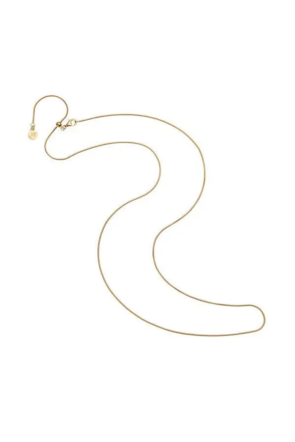 JANE WIN Adjustable Snake Chain Necklace - Gold