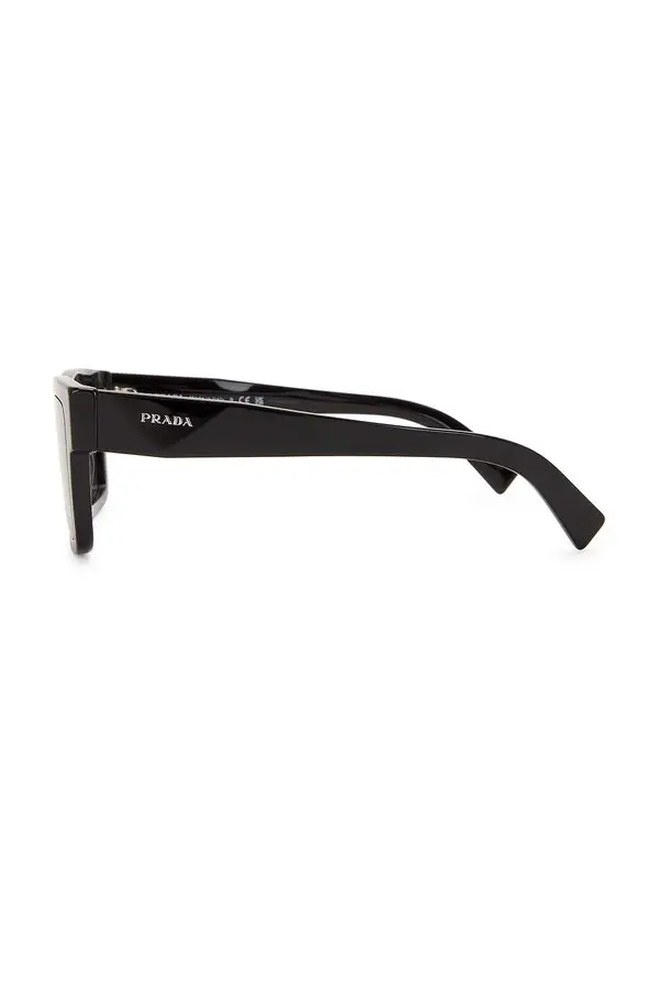 Prada Rectangular Sunglasses - Black