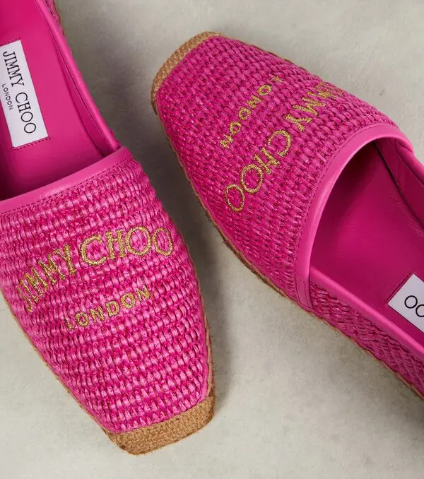 JIMMY CHOO Brie Flat Espadrilles - Pink